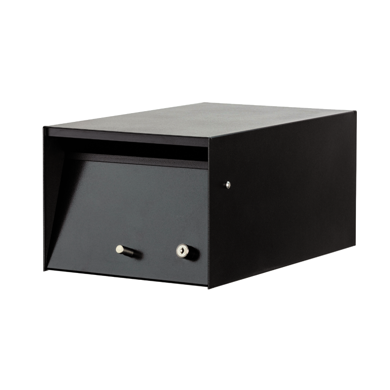 Urban Front Opening Letterbox / Mailbox - Black